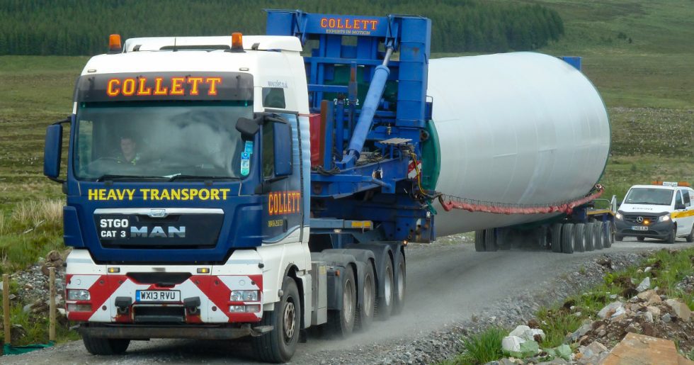 22 Wind Turbines for Creag Riabhach Wind Farm : Collett & Sons Ltd