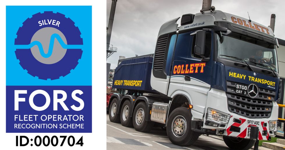 FORS Silver Accreditation awarded to Collett : Collett & Sons Ltd