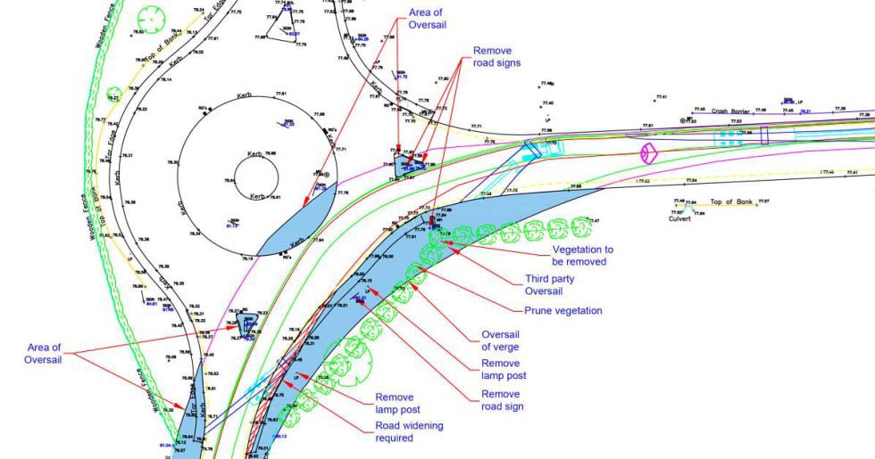 Introducing 3D Swept Path Analysis Reports : Collett & Sons Ltd