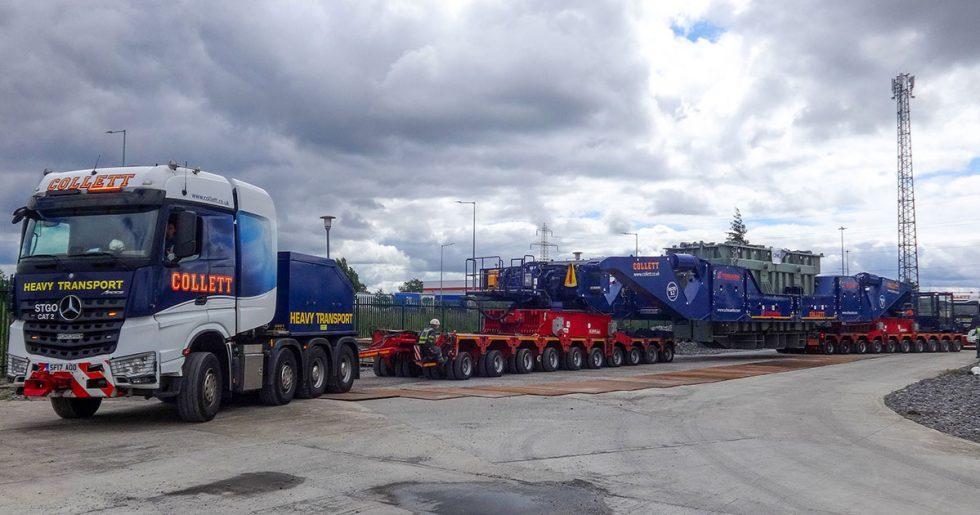184Te Transformer Delivered to Corduff Substation : Collett & Sons Ltd